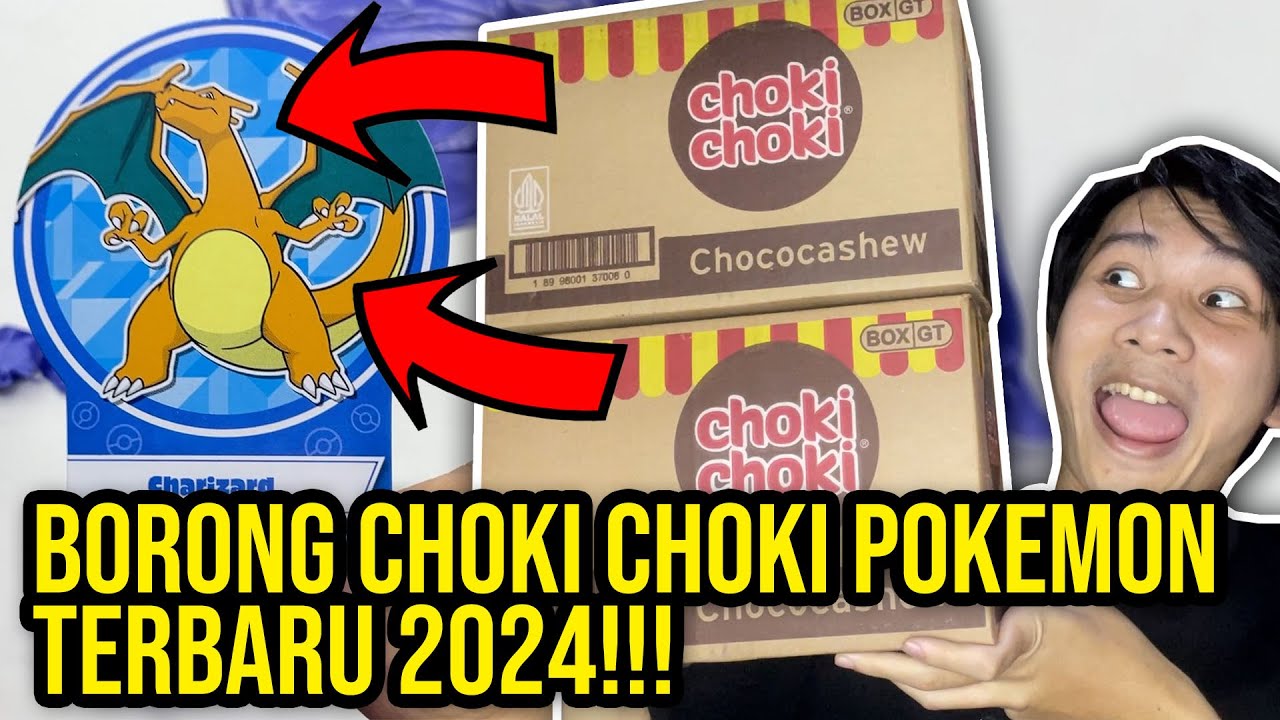 LANGSUNG BORONG 2 KARTON! CHOKI-CHOKI POKEMON TERBARU 2024! AYO KITA ...