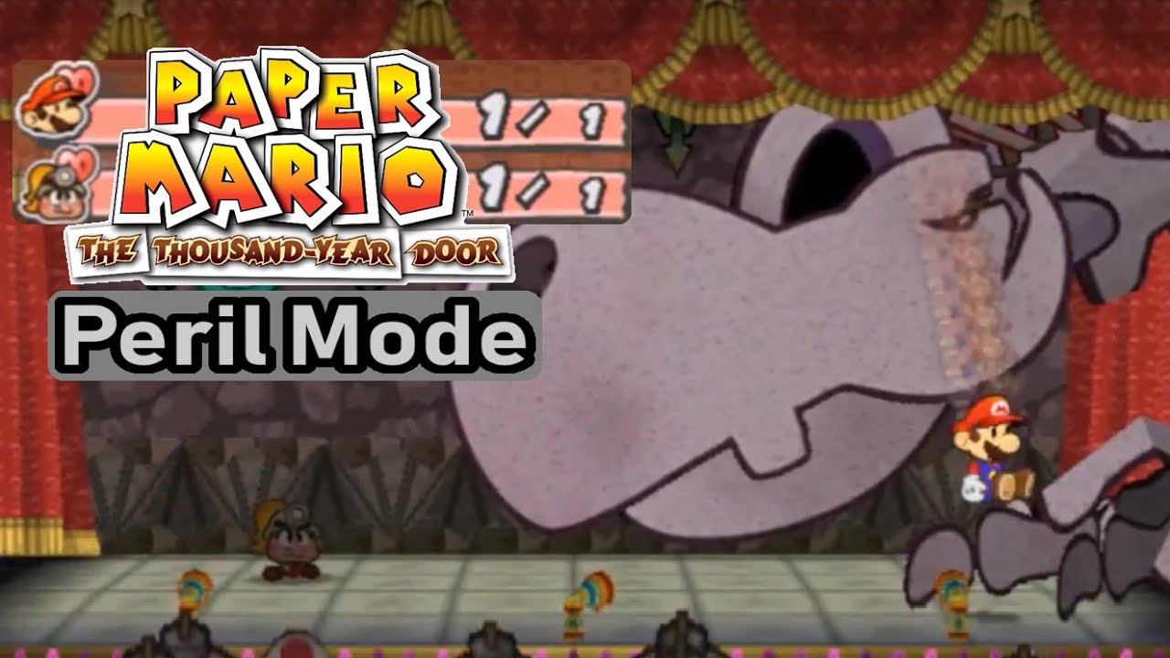 Paper Mario: TTYD - Bonetail - Peril Mode - YouTube