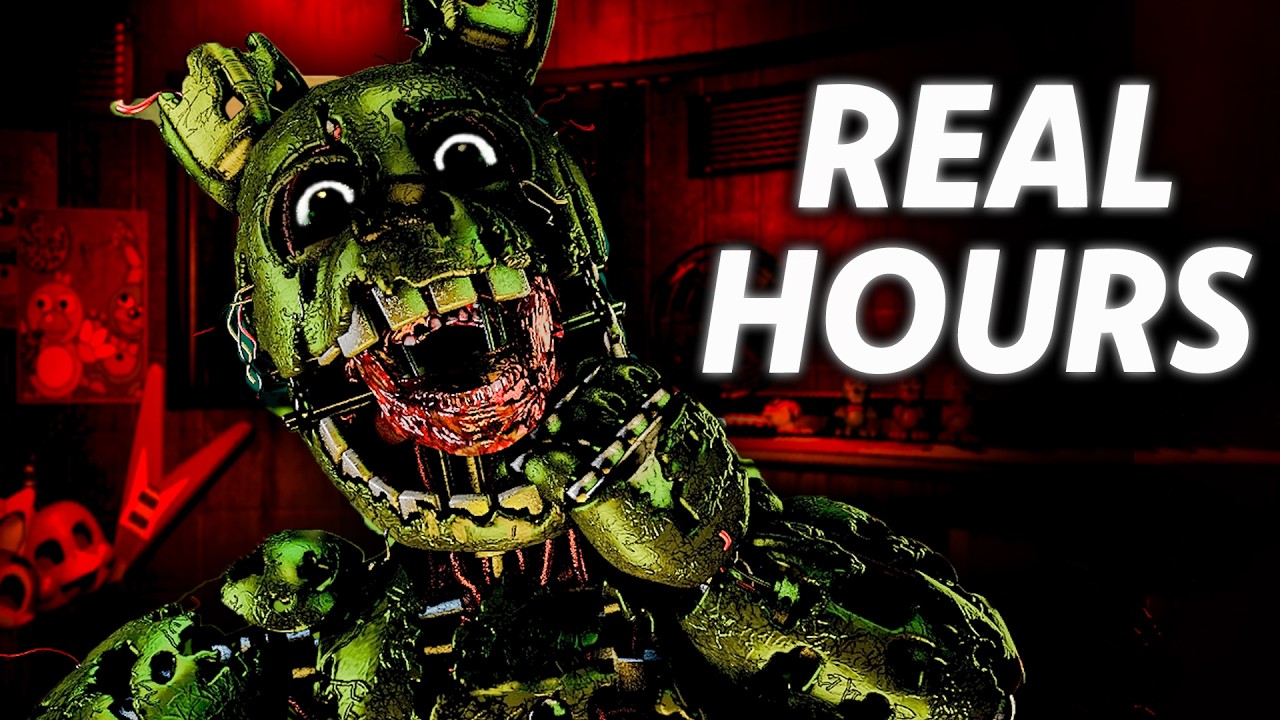 This FNAF 3 Remake Uses REAL LIFE Hours.. - YouTube