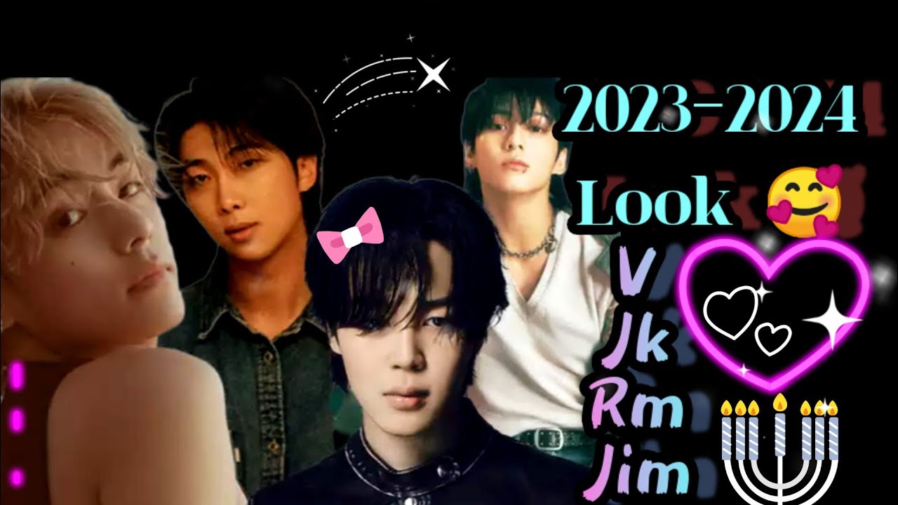 #BTS 2023-2024 look ☺️💜💜🙆🏻v jk rm jim @BTSLJKV @Lijakalife #viralvideo - YouTube