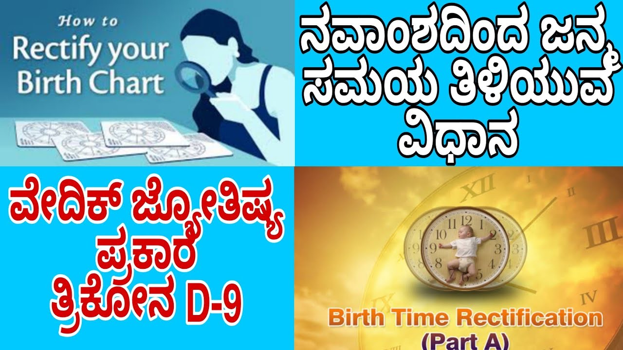 Birth Time Rectification As Per Vedic Astrology Method 24 ನಿಮ್ಮ ಜನ್ಮ ...