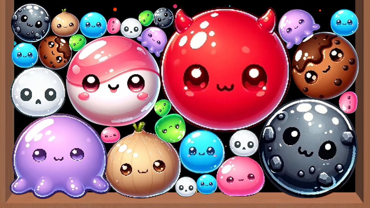 Merge Slime: Puzzle Merge Game - 2048 Balls 3D, Blob Merge 3D, Colorful ...