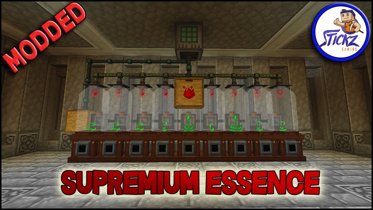 MINECRAFT ETERNAL (Modded) - SUPREMIUM ESSENCE FARM - EP 25 - Lets Play ...