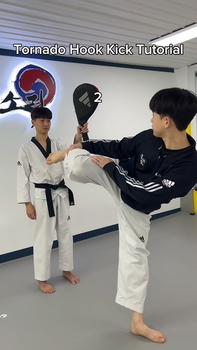 Tornado Hook Kick Tutorial🔥 #tkd #taekwondo #kicks #kyorugi #태권도 #shorts - YouTube