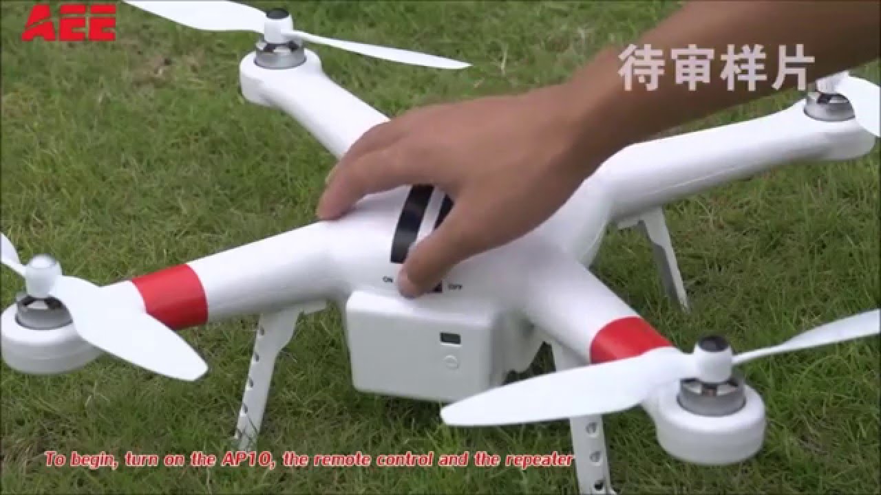 AEE AP10 Unmanned Drone with Cam - YouTube