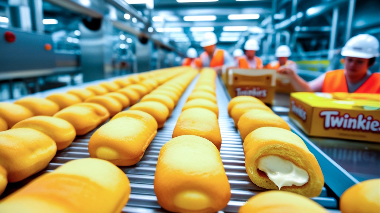 How Are Twinkies Made | Inside The Factory - YouTube