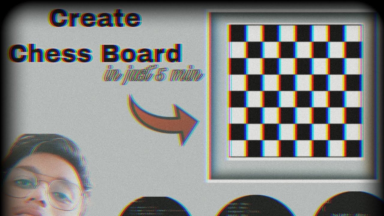 Create Chess Board With Html Css Plus Tech Learn Coding Youtube