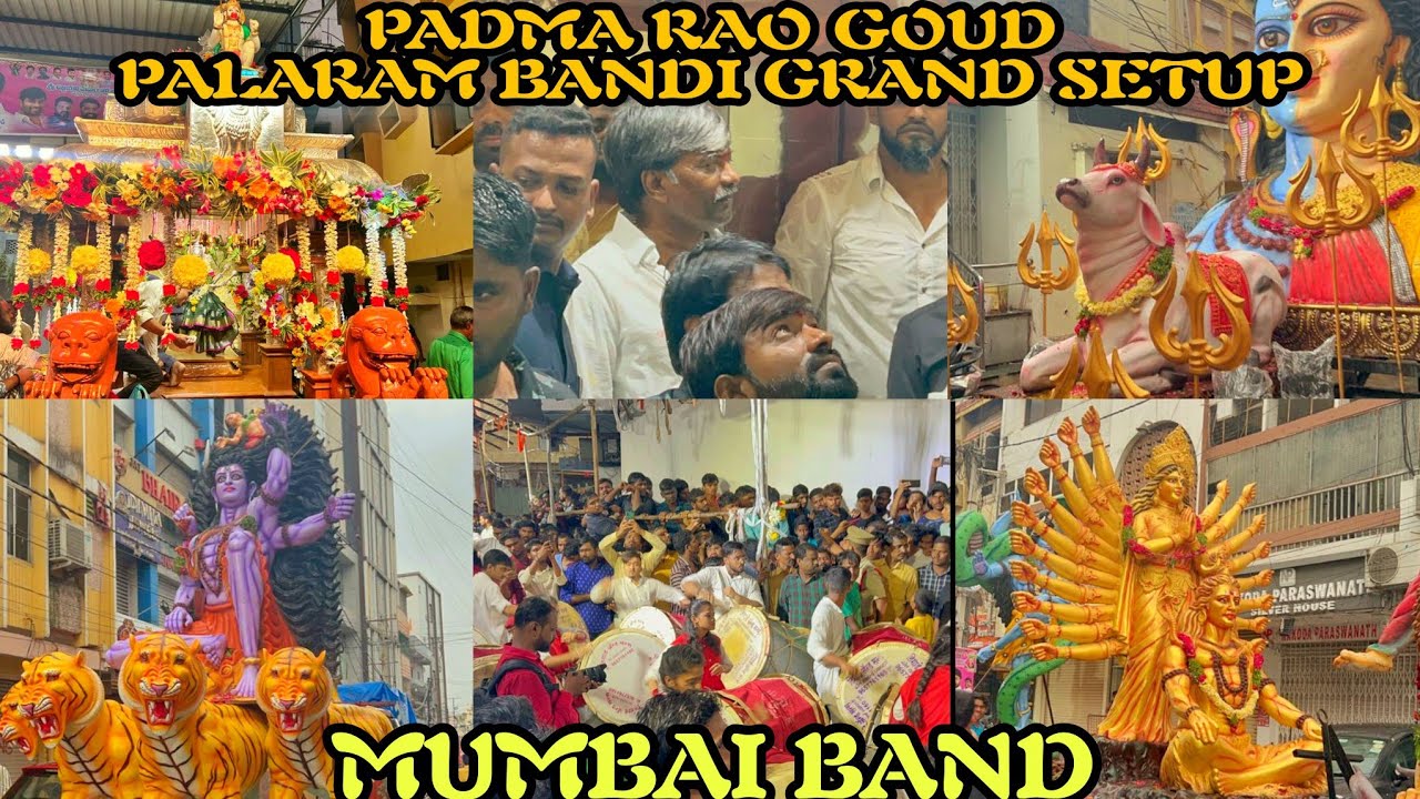MLA Padma Rao Goud Palaram Bandi Grand Procession | Secunderabad Bonalu ...