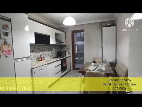 Balıkesir Edremit Kadıköy'de Satılık Panaromik Doğa Manzaralı 3+1 Daire