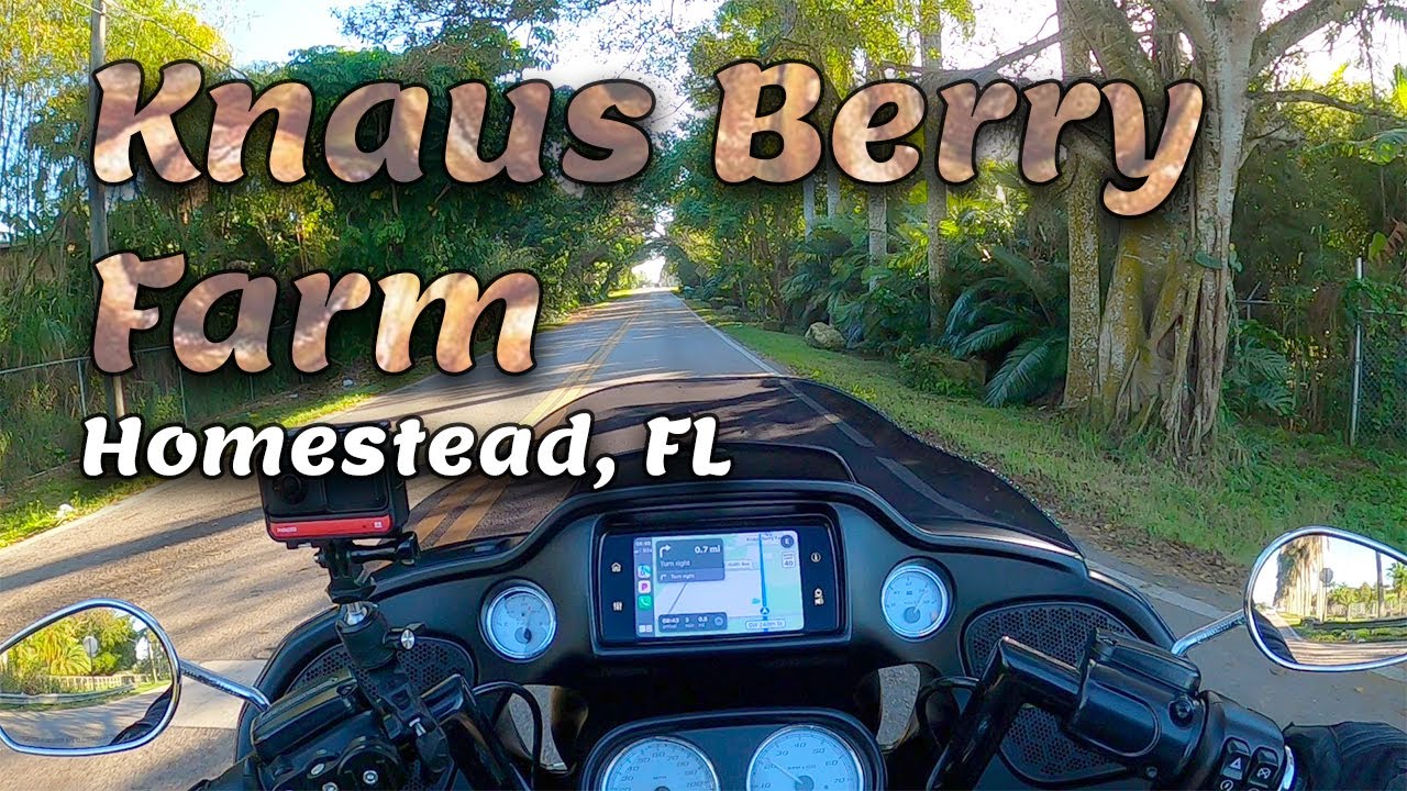 Ride to Knaus Berry Farm in Homestead, Florida on My Harley-Davidson ...