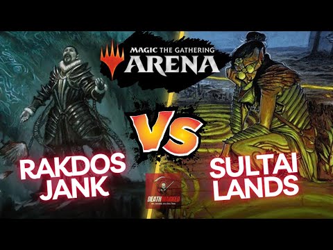 MTG Arena MKM Standard - Rakdos Jank Aggro vs Sultai Lands Combo ...