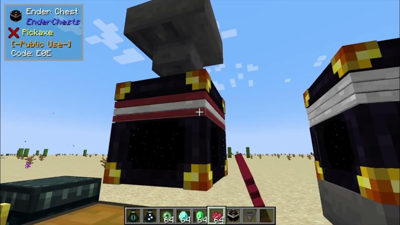 Ender Chests : Ender Chests/pouch (how to use) - YouTube