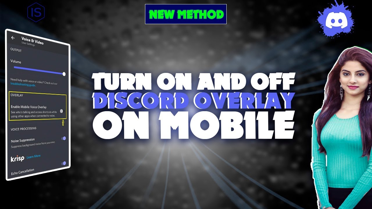 How to turn on and off discord overlay on mobile 2024 | Initial ...