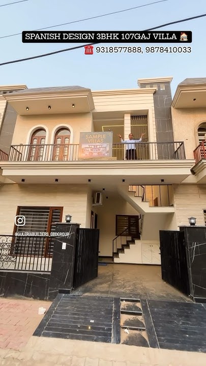 🔥 Eye-Catching 3BHK 107Gaj Villa For Sale, 98Lacs Only @Near Chandigarh 9318577888 #shorts - YouTube