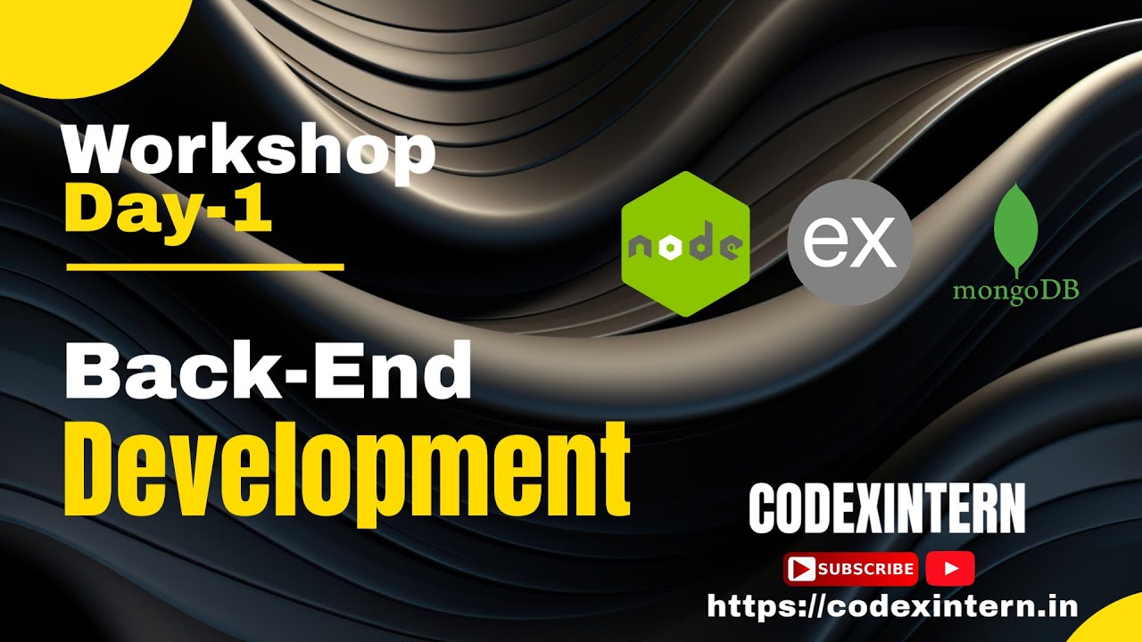 Todo Back-End | Back-End Development Workshop Day - 1 - YouTube