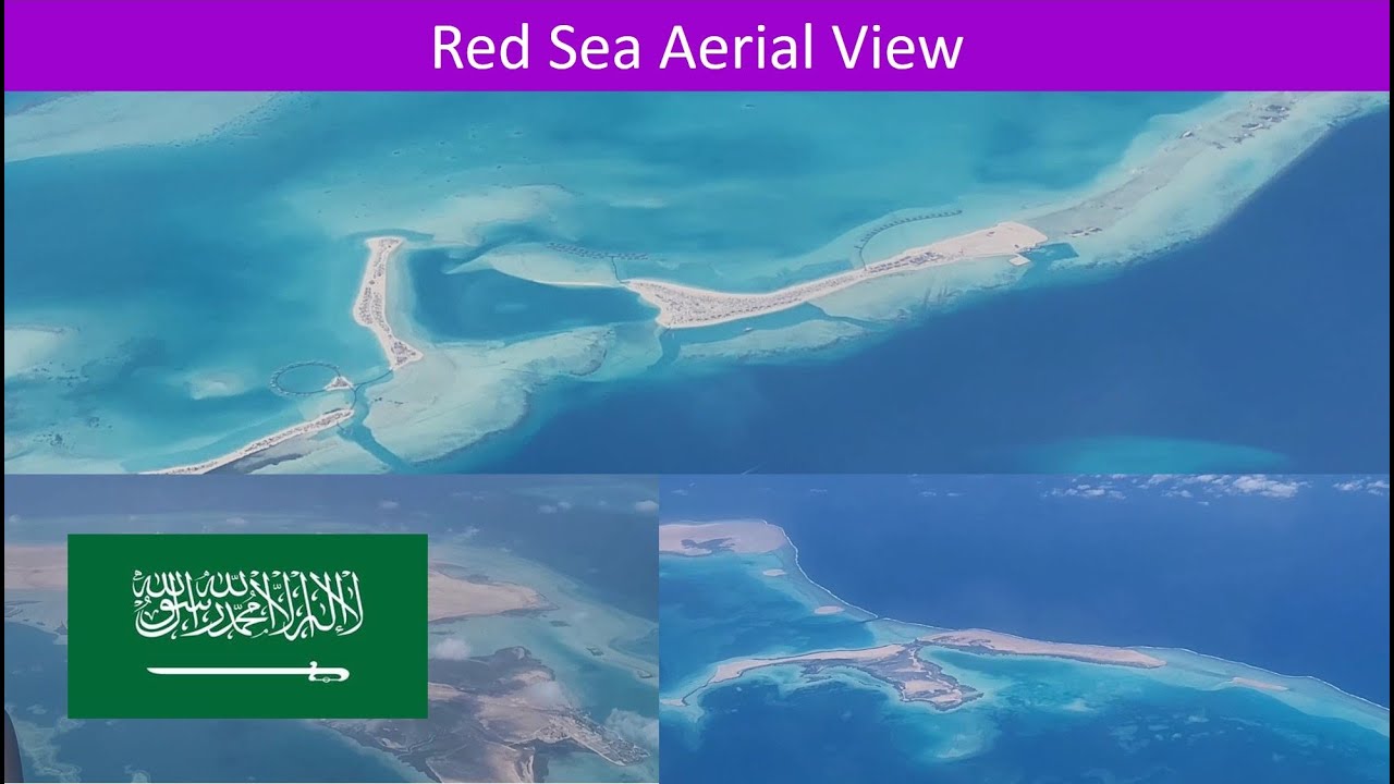 Red Sea, Aerial View, Jeddah to Tabuk, Saudi Arabia - YouTube