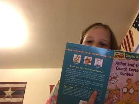 Reading chapter 3 of Arthur and the crunch cereal contest - YouTube