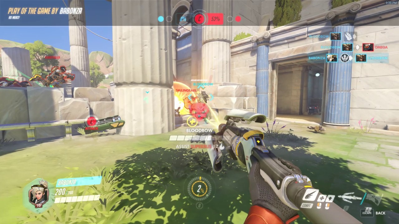 Overwatch : Highlights Mercy - YouTube