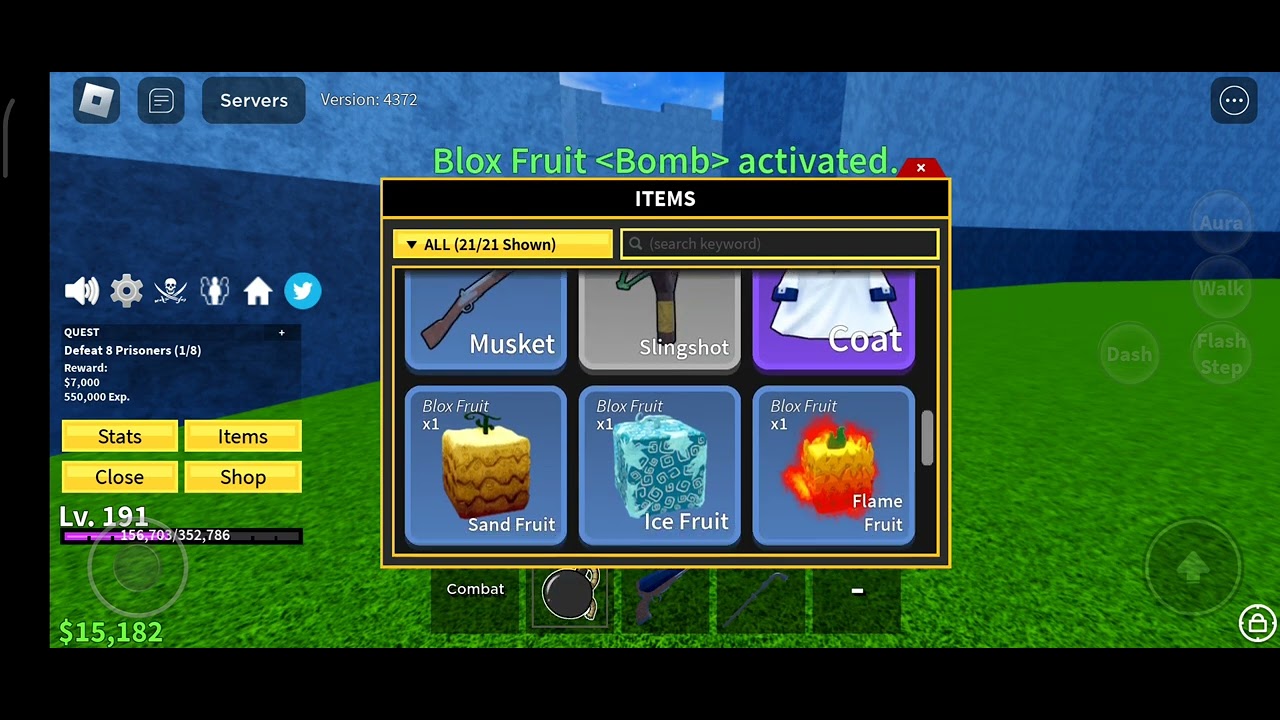 i am eat all my fruits in blok fruits - YouTube