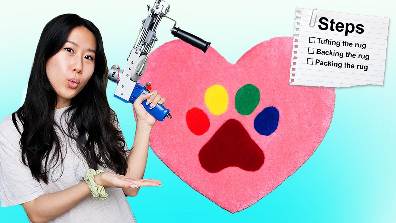 Tufting a Rug from Beginning to End - YouTube