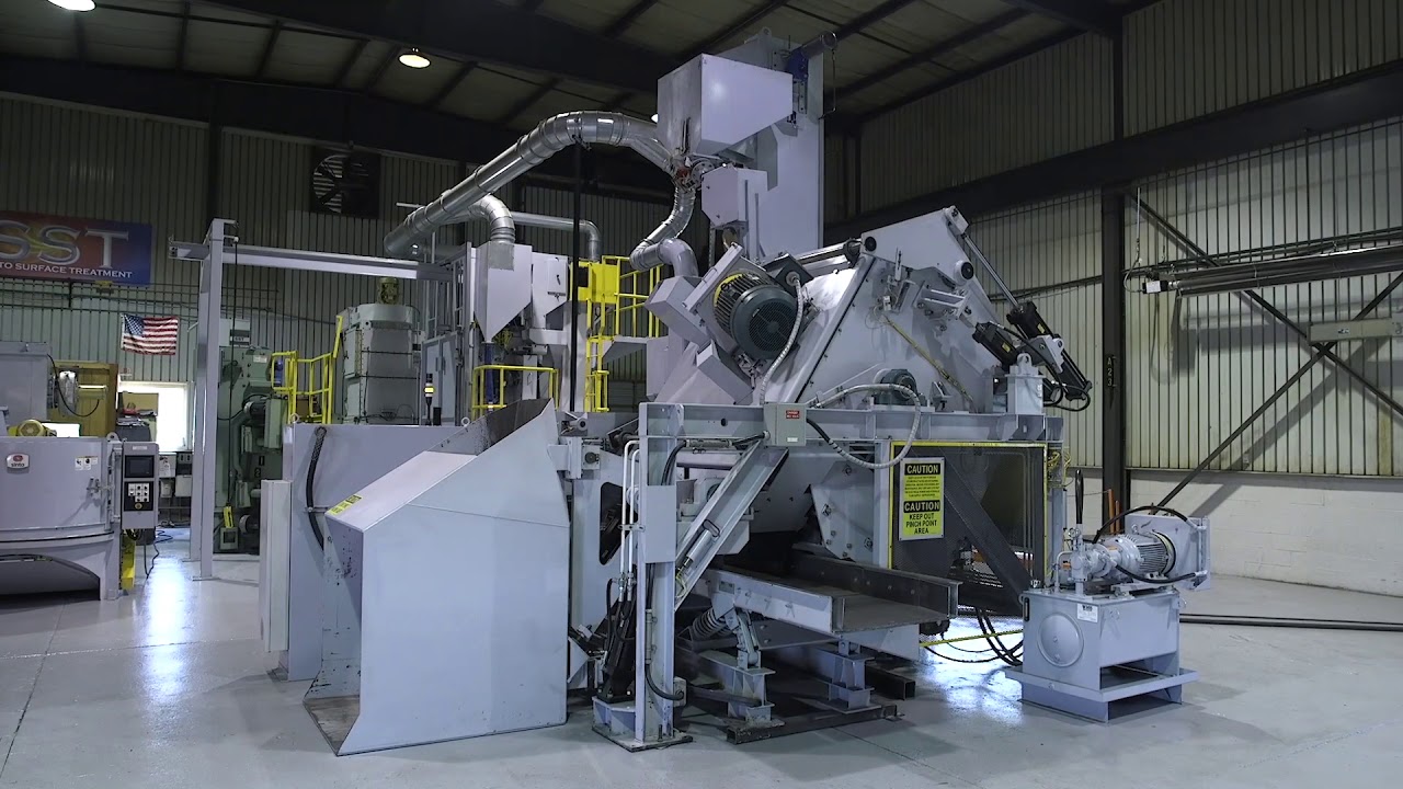 Sinto Surface Treatment's CNDR Drum Blast Machine - YouTube