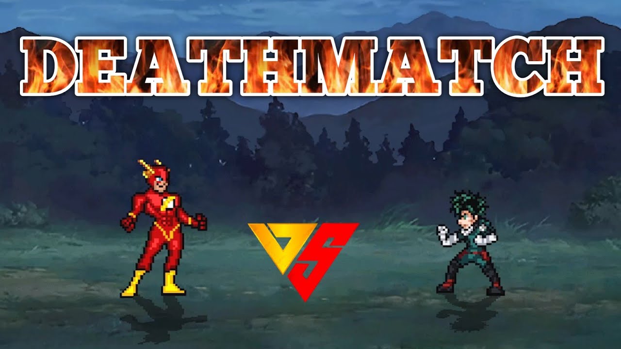 Flash VS Deku (all form) in Jump Force Mugen - YouTube