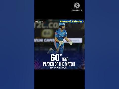Nat Sciver Brunt 60 Runs Player Of The Match Full Match Highlight || Mumbai vs Delhi Final Match ...