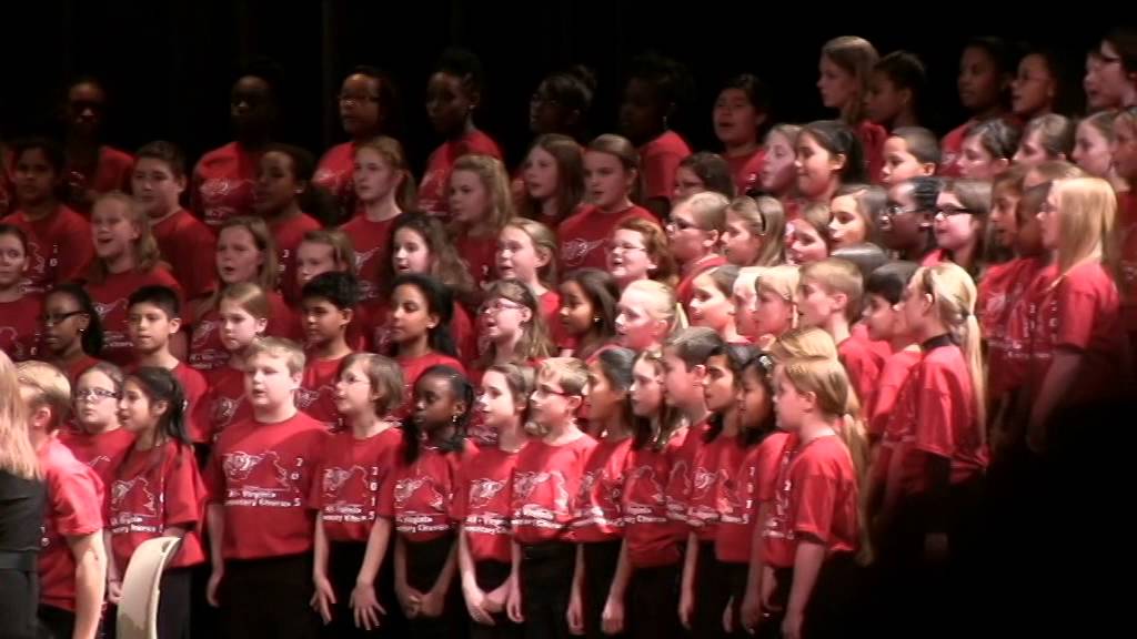 Virginia All State Elementary Chorus 2015 - Culpeper, VA - YouTube