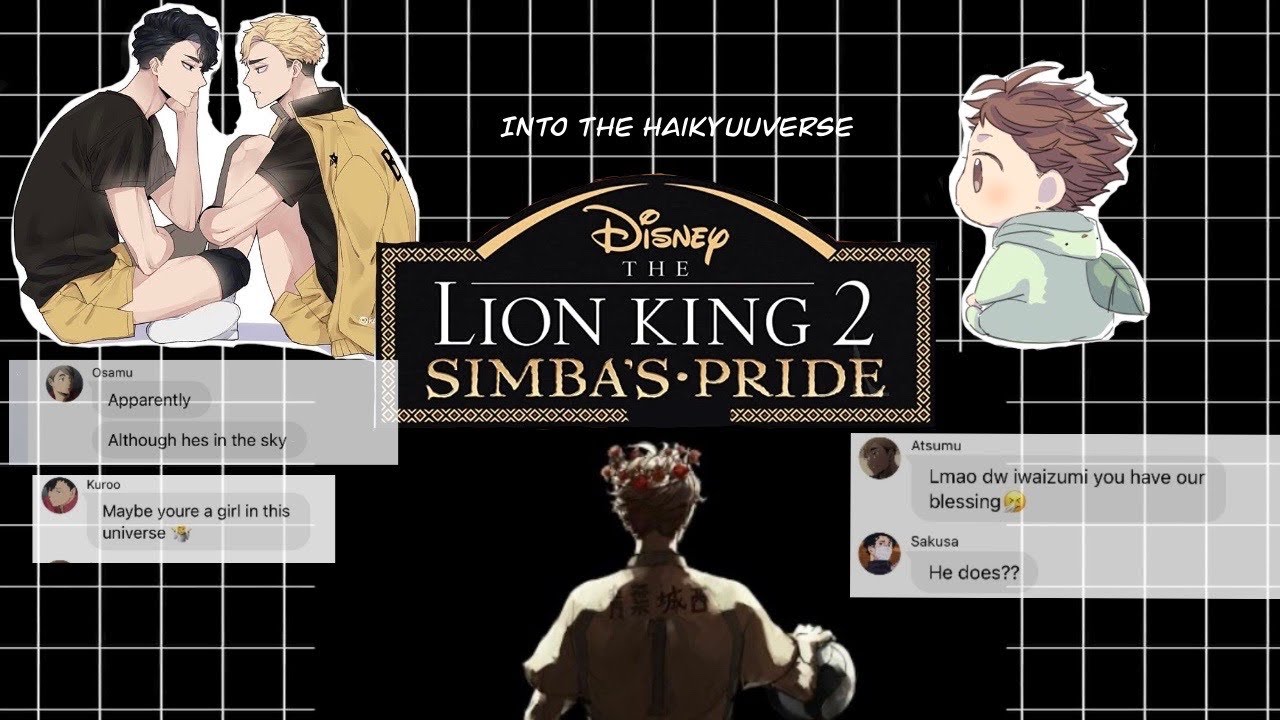 Haikyuu x Disney (Lion king 2) Haikyuu texts - YouTube