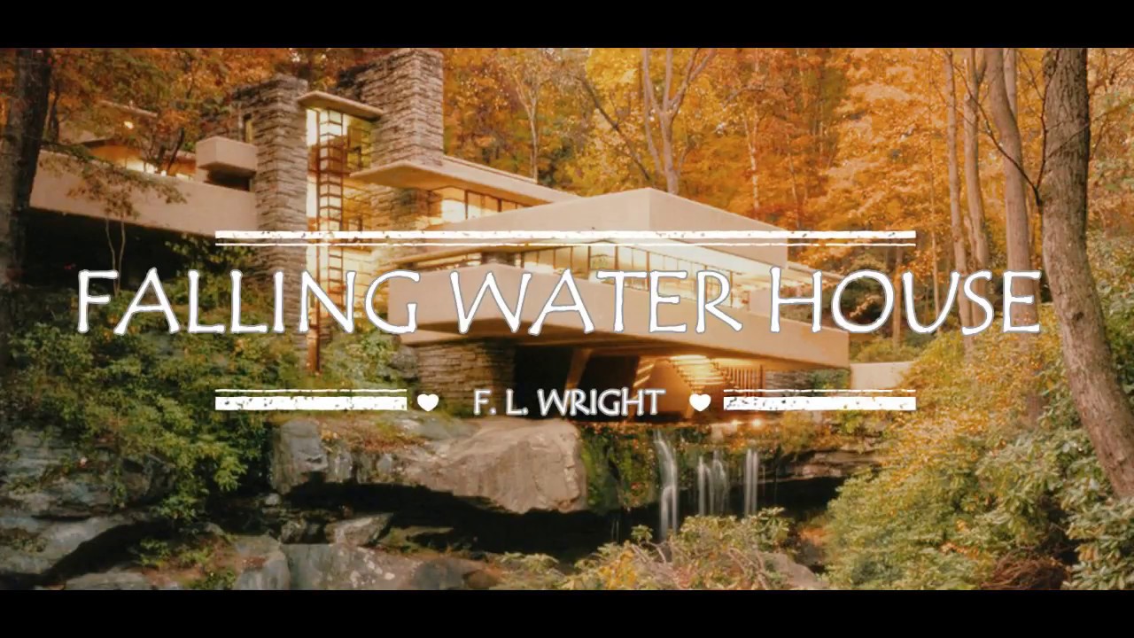 Falling Water House by F L Wright I Waterfall House I House in lap of ...