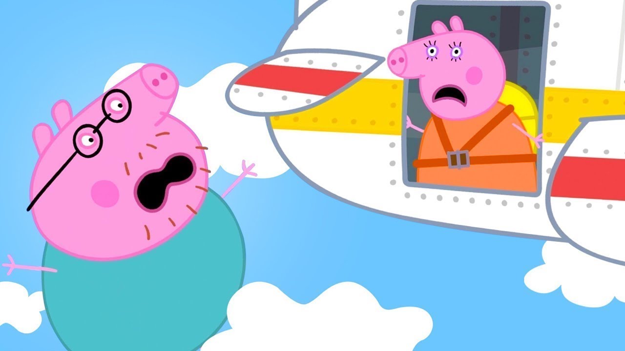 Daddy Pig And Mommy Pig Jump From A Plane 🐷 🪂 We Love Peppa Pig 4K ...