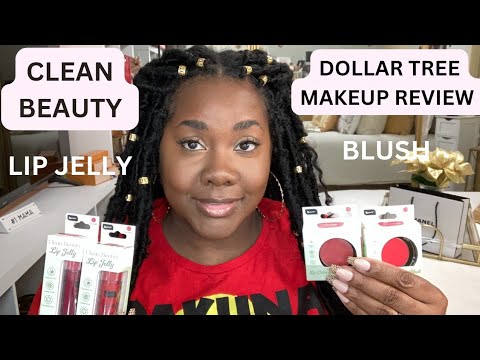 DOLLAR TREE MAKEUP REVIEW B.PURE LIP JELLY & BLUSH #makeup #dollartree ...