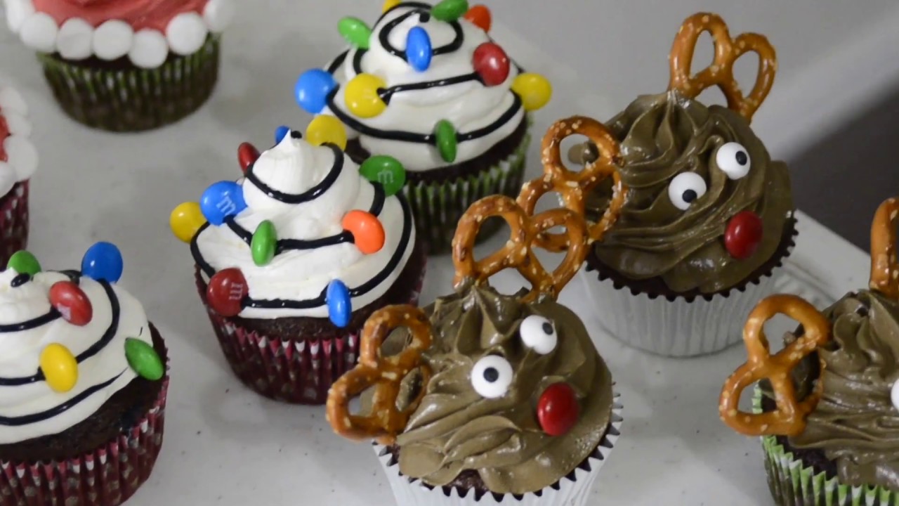 Cupcakes Navideños - YouTube