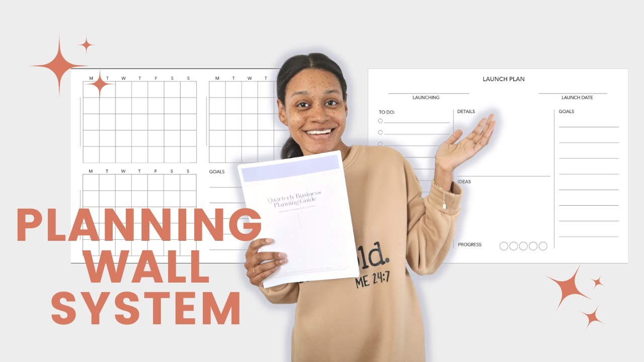 I Turned My Wall Into A Planner For My Business - YouTube