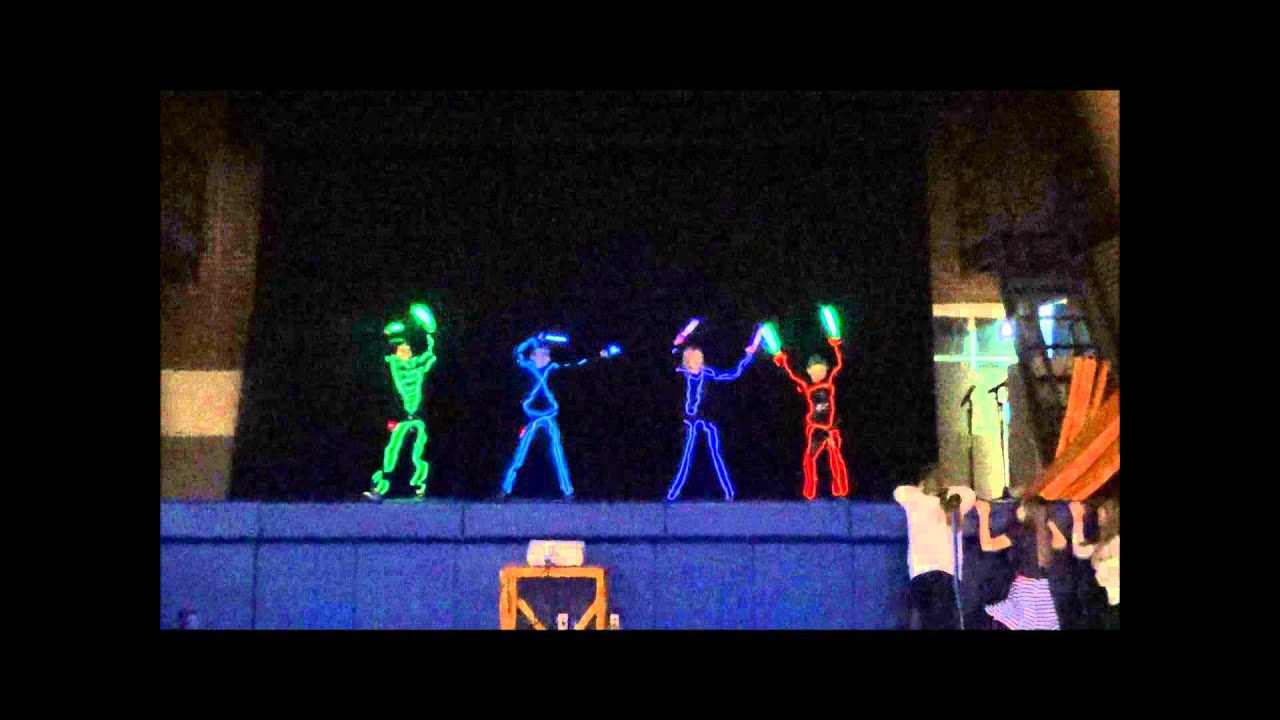 4th Grade Talent Show Light Dance HD - YouTube