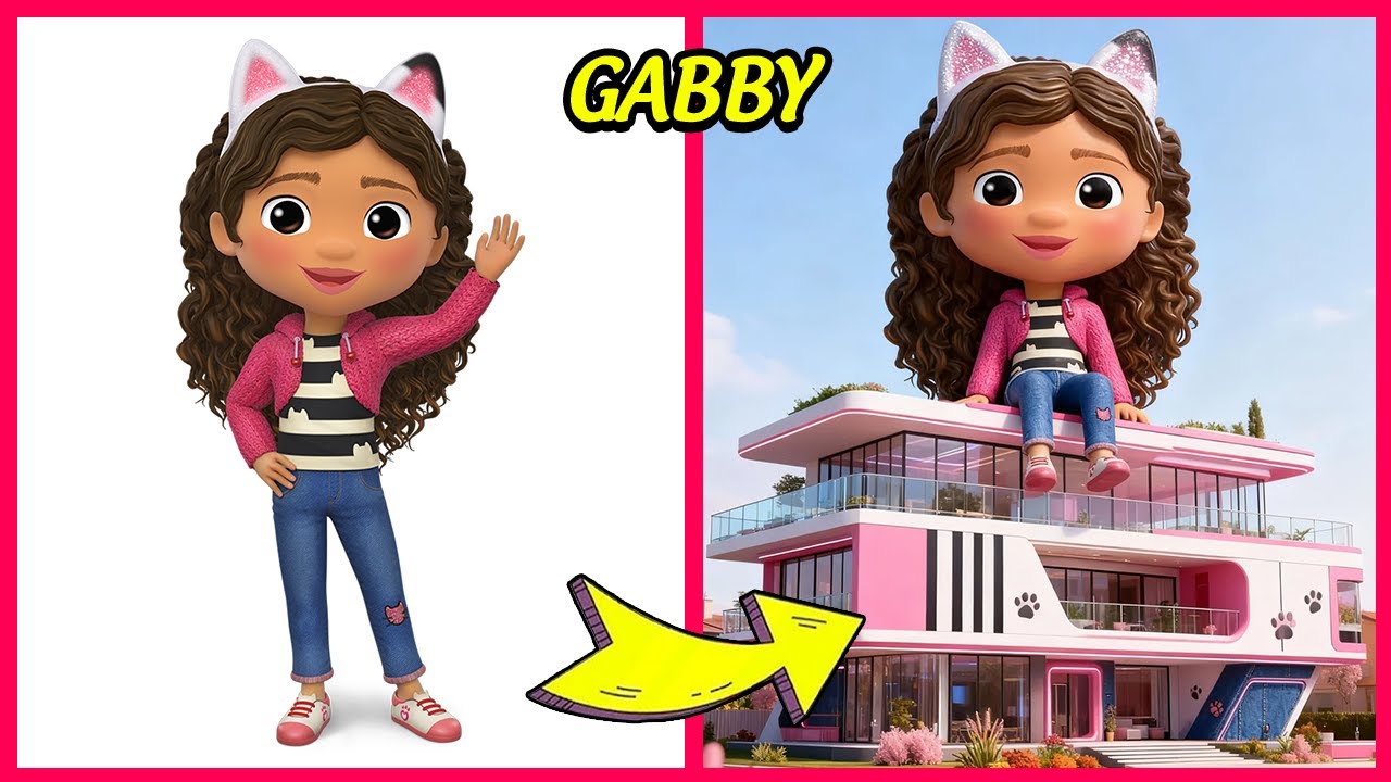 GABBY'S DOLLHOUSE Characters and Their Dream House 🏡 | Great Quiz - YouTube