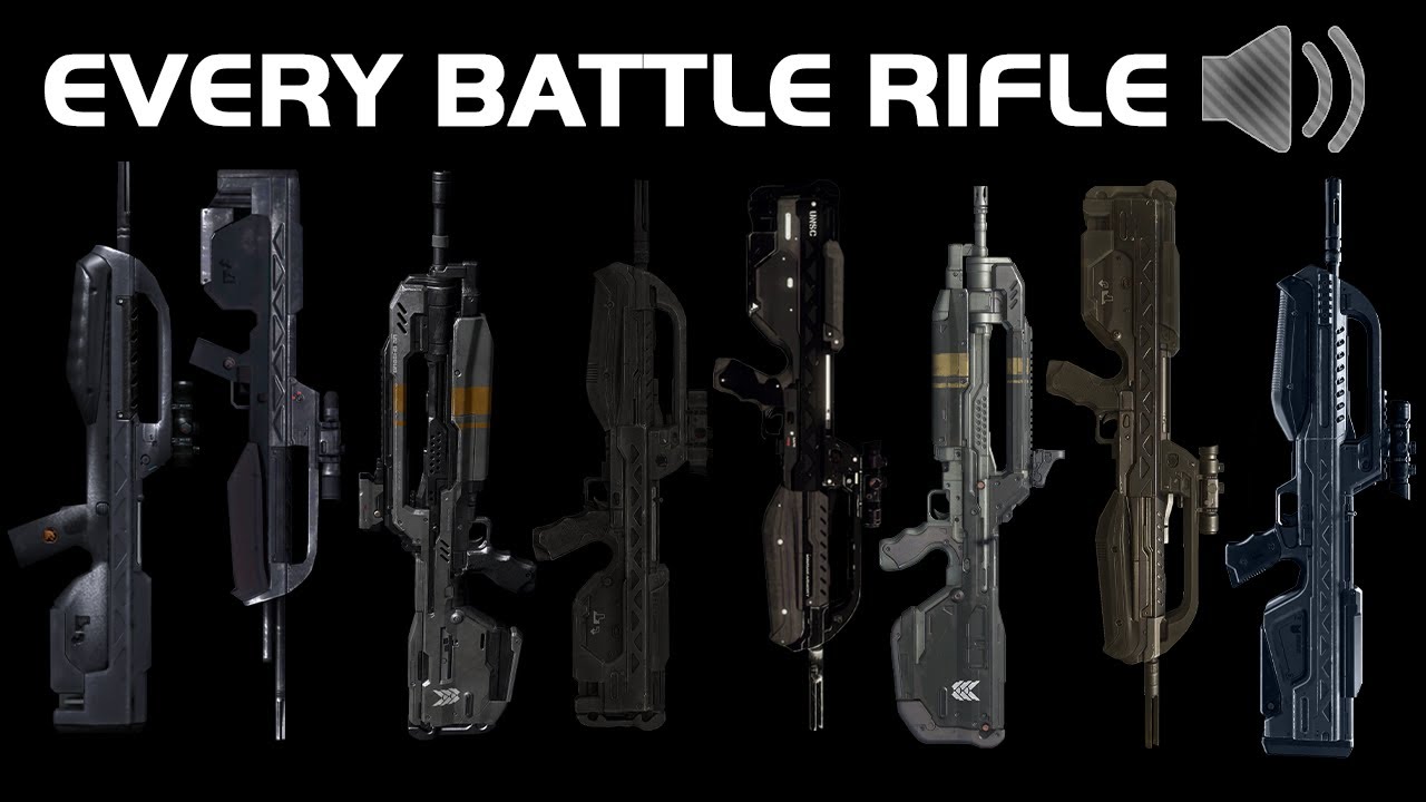 Halo Battle Rifle Sound Comparison - Every Battle Rifle - YouTube