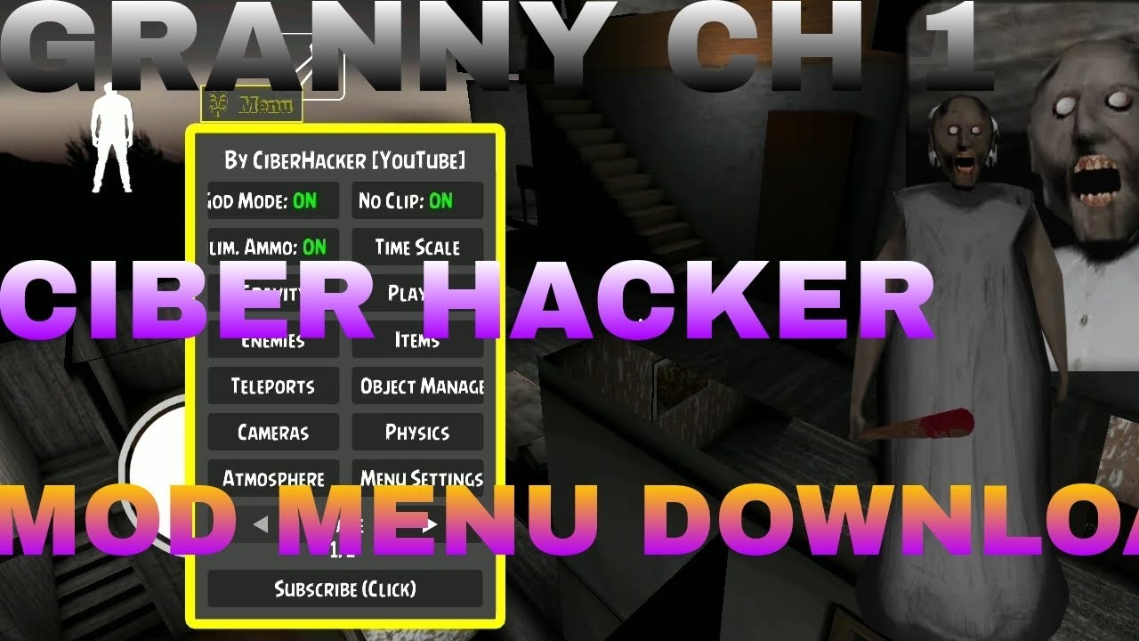 GRANNY CHAPTER 1 CIBER HACKER MOD MENU DOWNLOAD LINK XIAMOI para 1A,2A ...