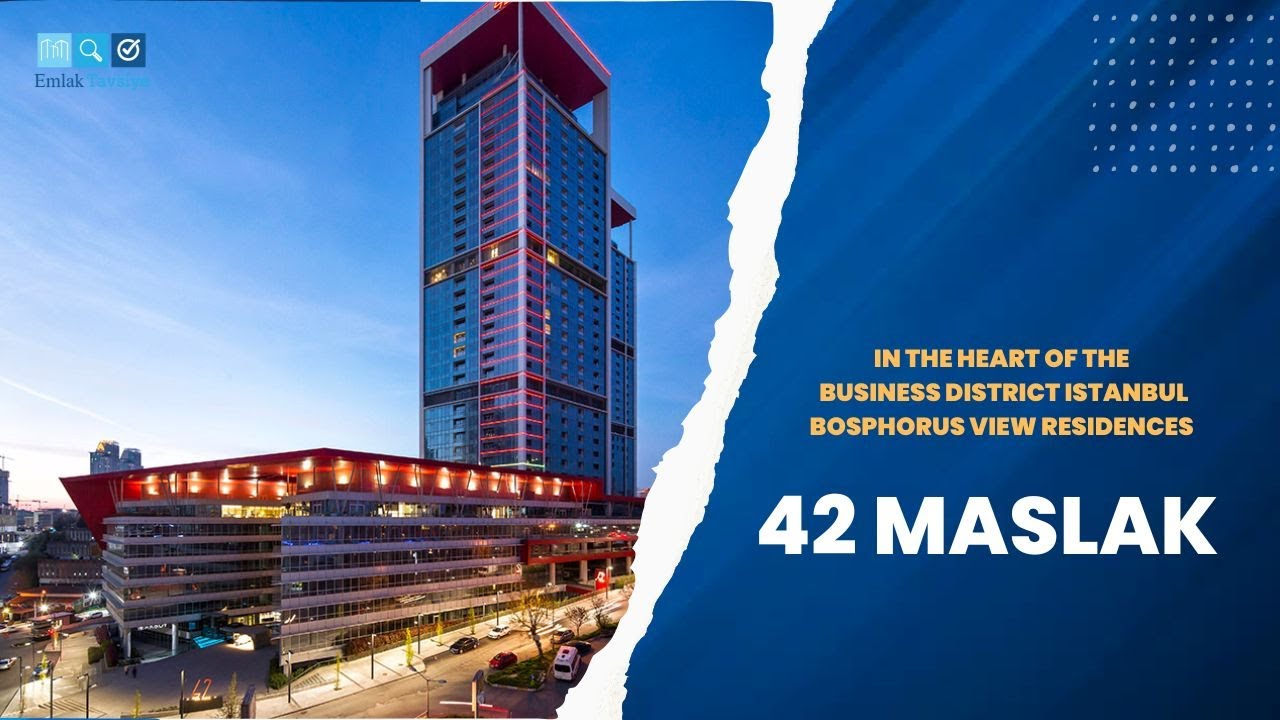 Apartments For Sale Istanbul | 42 Maslak Project | Emlak Tavsiye - YouTube
