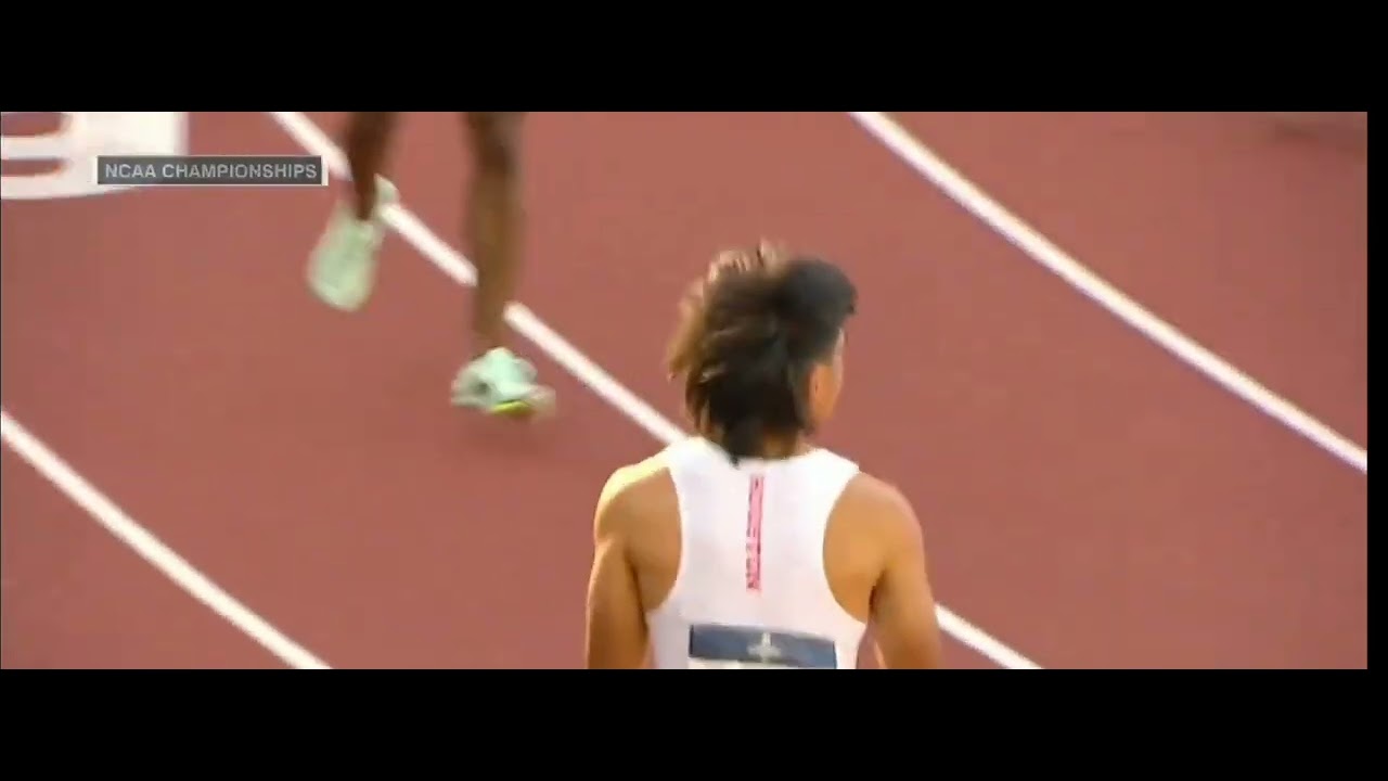 British sprinter Louie Hinchliffe runs 9.95 to win the NCAA 100m # ...