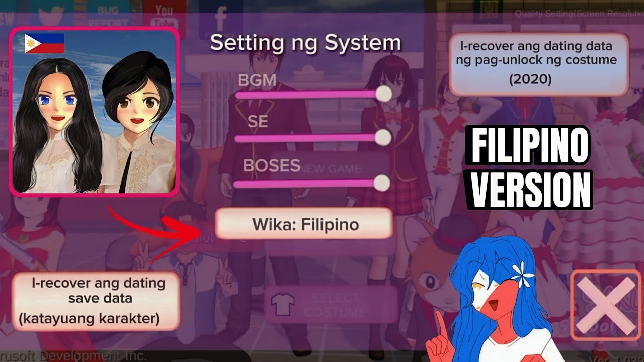 FILIPINO VERSION OF SAKURA SCHOOL SIMULATOR 🇵🇭 - YouTube