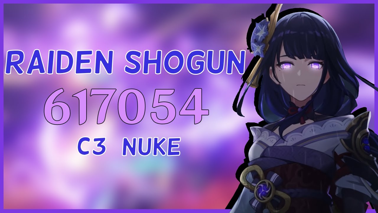C3 Raiden Shogun 600k Nuke | Genshin Impact - YouTube