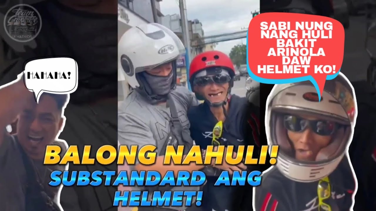 BALONG NAHULI NA MAY SUOT NA ARINOLANG HELMET! // TEAM GRAPHITEE - YouTube