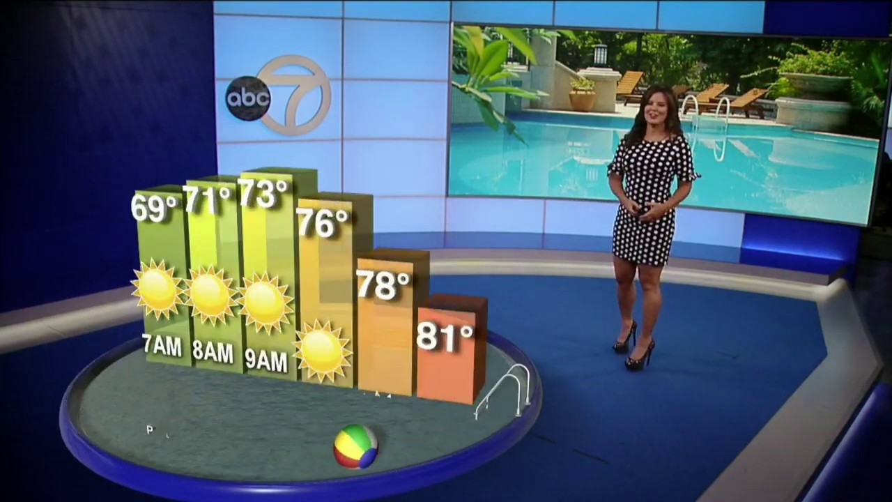 ABC7 Weather Girl Amy Freeze Thick Legs - YouTube