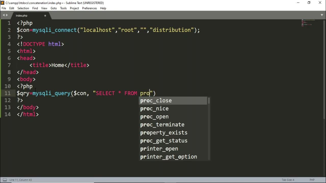 27. Sql string concatenation using PHP, comma separated string creation with PHP. - YouTube