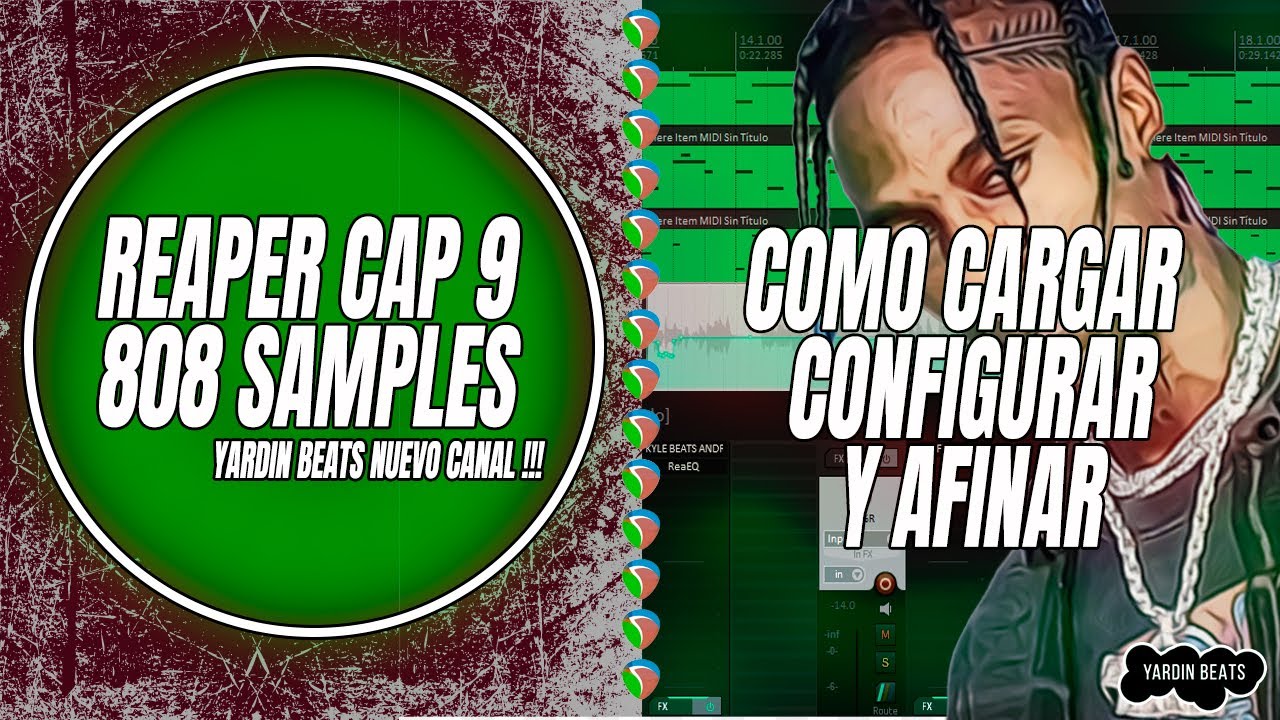 CURSO COMPLETO REAPER CAP 9 - como USAR 808 en REAPER - YouTube