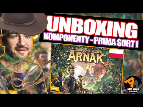 Zaginiona Wyspa ARNAK ¦ gra planszowa ¦ edycja polska ¦ UNBOXING [2020 ...