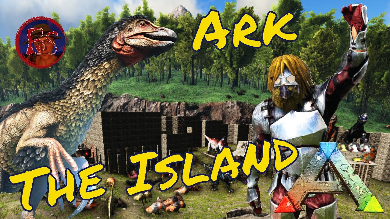 Surprise Taming and Base Upgrades on the Island in Ark Survival Evolved ...