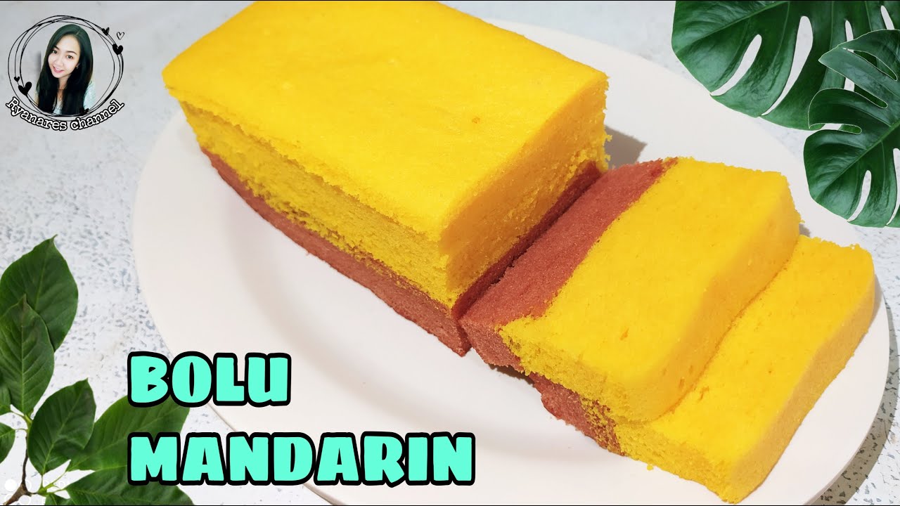 RESEP BOLU MANDARIN KUKUS|| Atau bolu lapis ekonomis takaran sendok ...