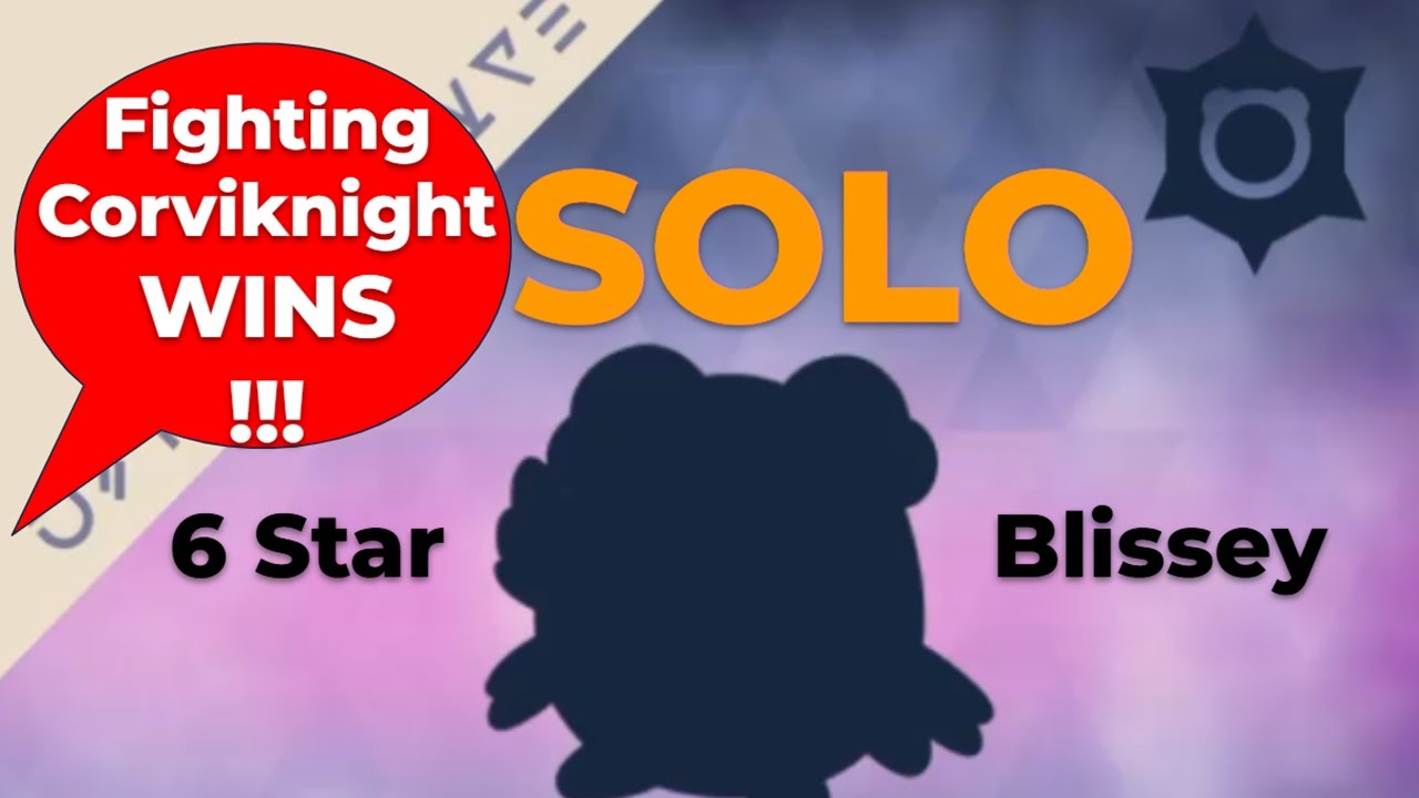How to SOLO 6 star Blissey Normal Tera Type - Corviknight - Pokemon ...